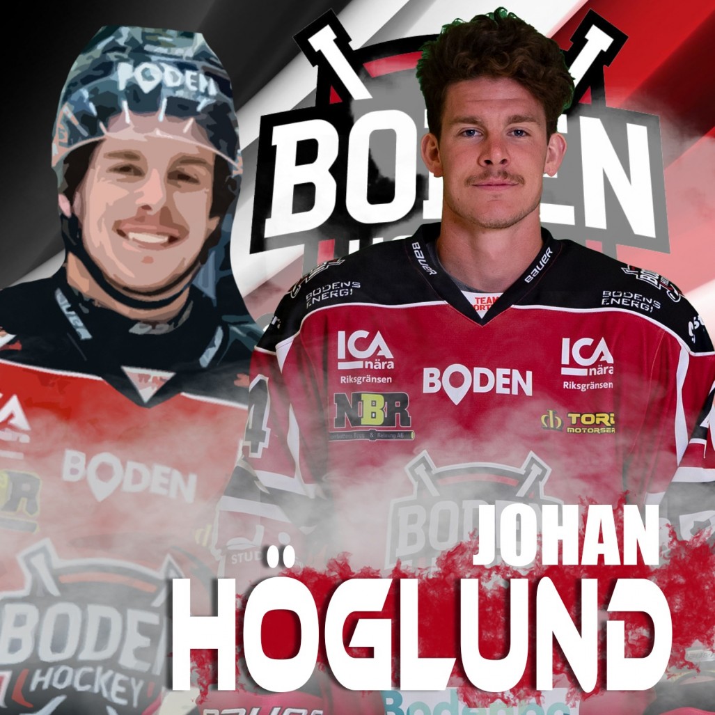 Johan Höglund förlänger: ”Nu är det krig” - Boden Hockey