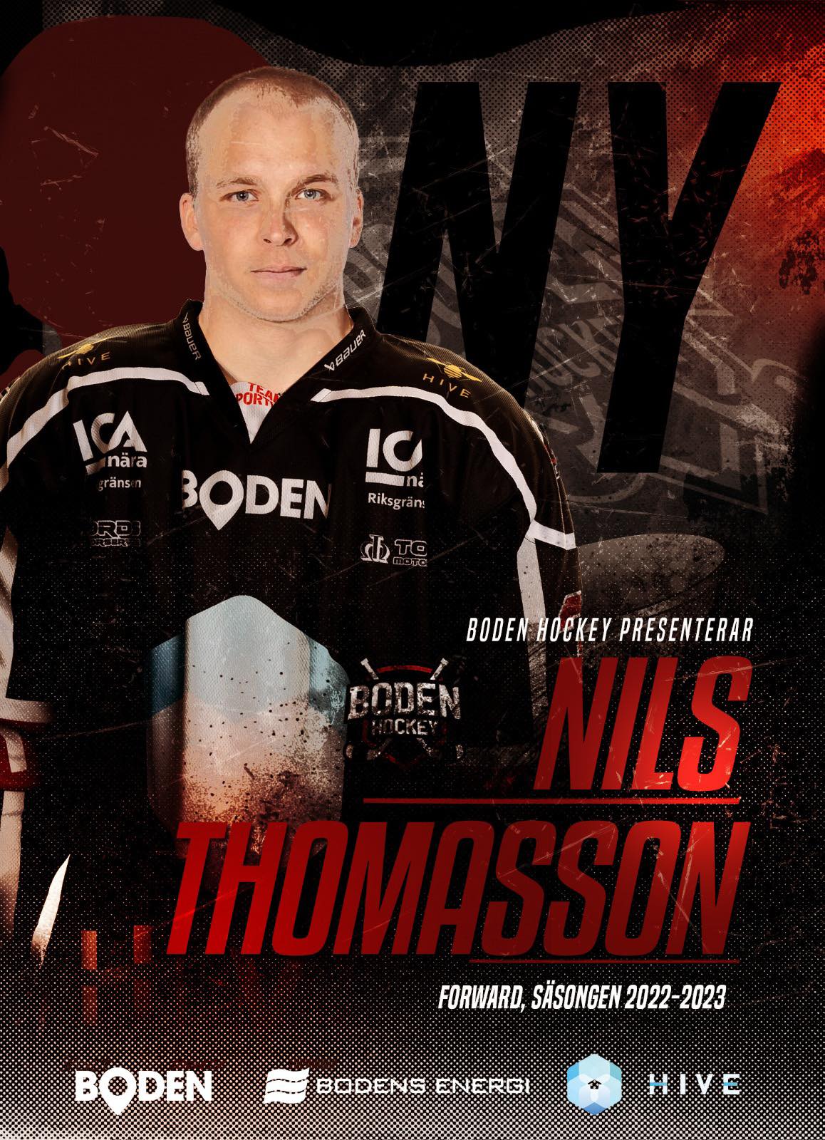 Nils Thomasson till Boden Hockey - Boden Hockey